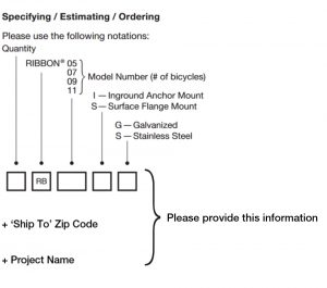 Estimating - Ribbon Bike Rack